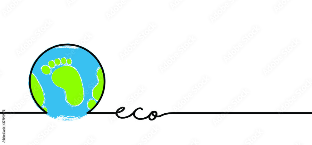 SOS CO2 Save the world. Stop global warning. No more plastic. planet ...