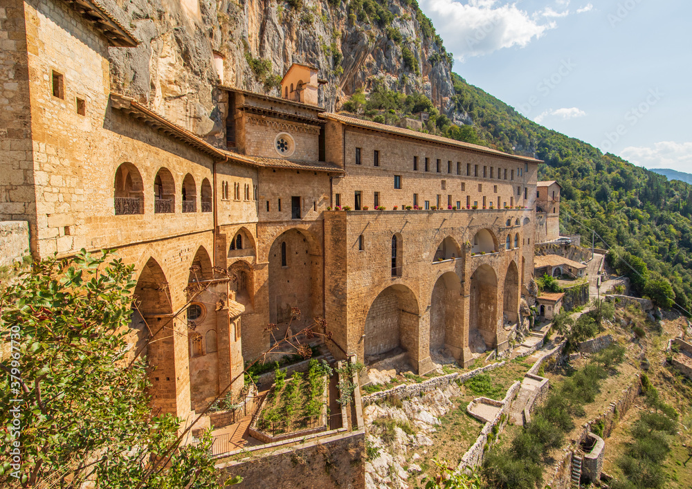 Foto de Subiaco, Italy - main sight of Subiaco and one of the most ...