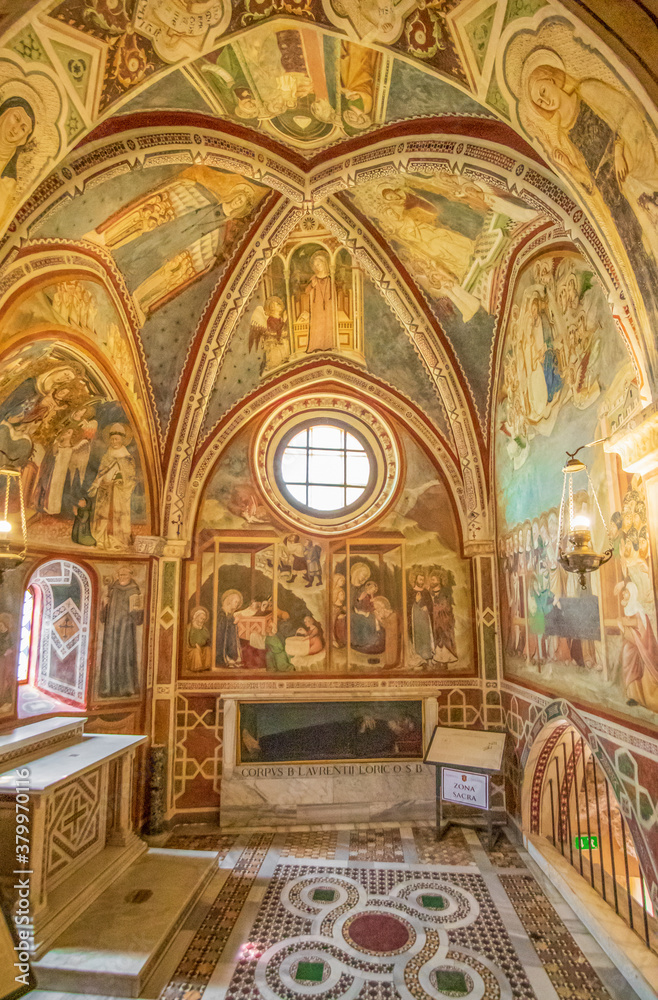 Subiaco, Italy - main sight of Subiaco and one of the most beautiful ...