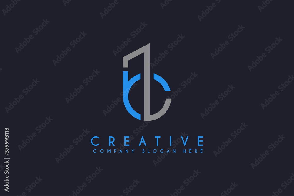 Initial letter BL linked logo design vector illustration Stock Vector ...