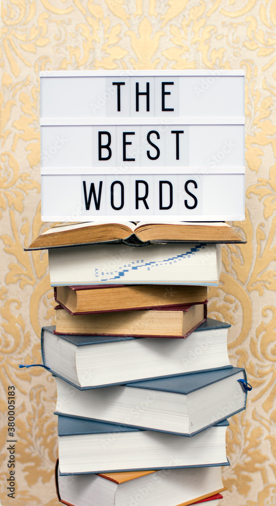 The best words Stock Photo | Adobe Stock