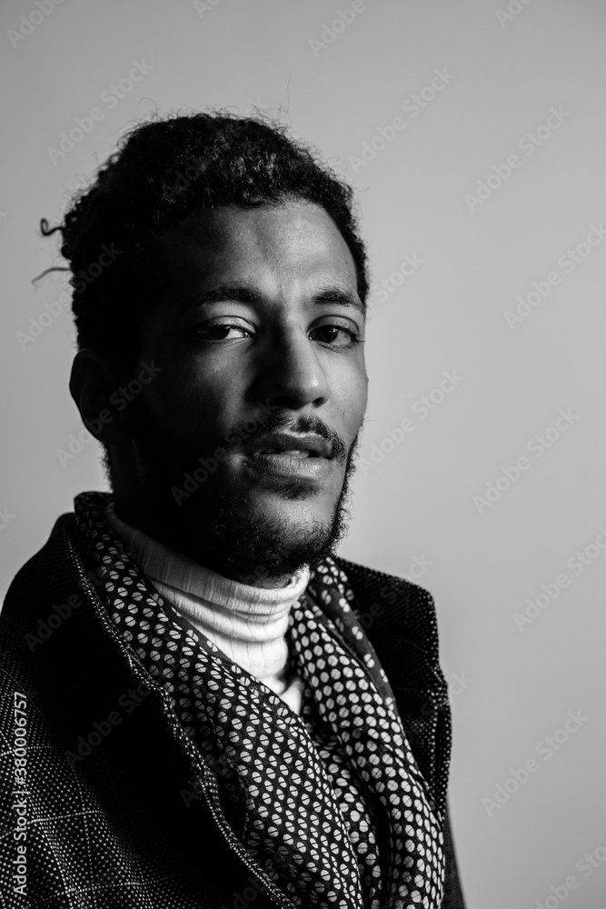 Portraits in black and white Stock Photo | Adobe Stock