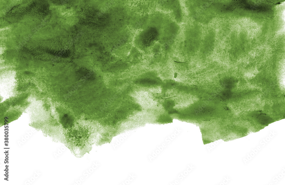 Dark green watercolor background, shades of color Stock Illustration ...