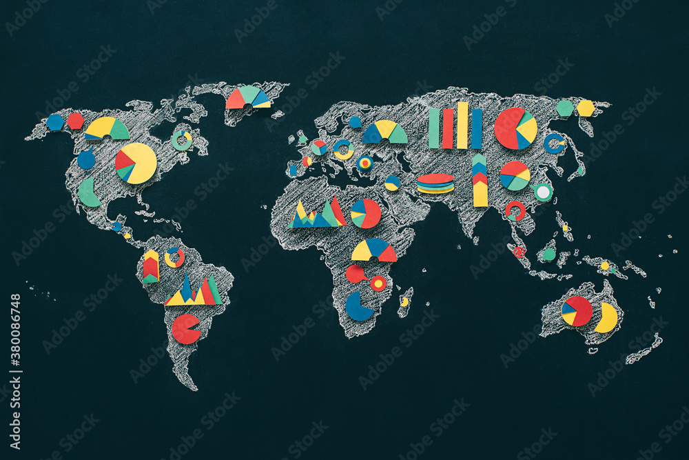 World charts Stock Photo | Adobe Stock