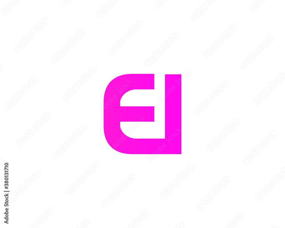 EI IE LETTER LOGO DESIGN VECTOR TEMPLATE. EI IE LOGO DESIGN. Stock ...
