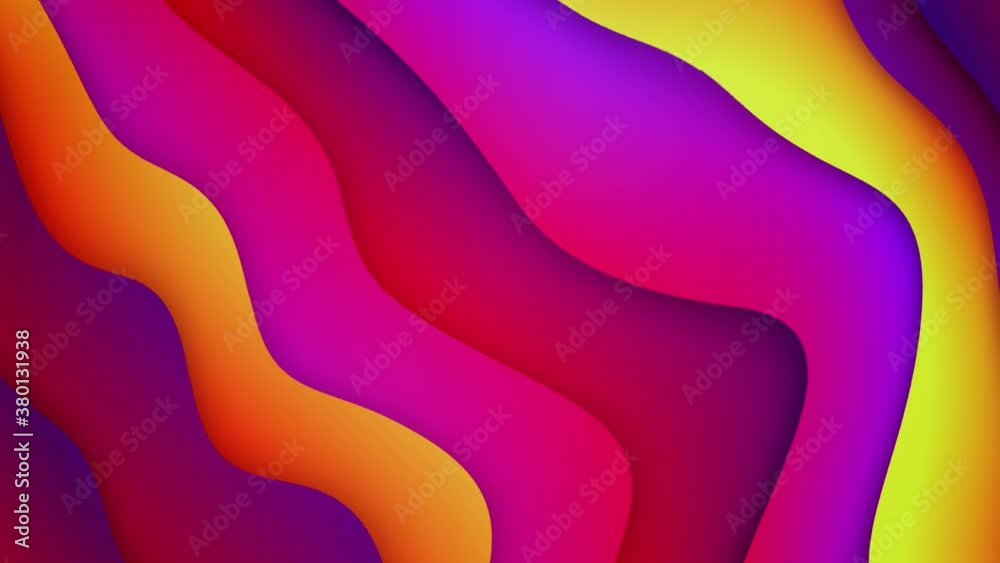 Liquid Fluid shapes Futuristic color gradient loop background design ...