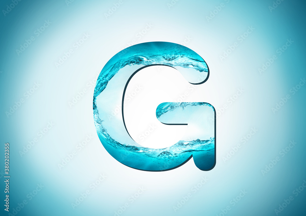 letter of water alphabet, alphabetic water letters, letter a to z and 1 ...