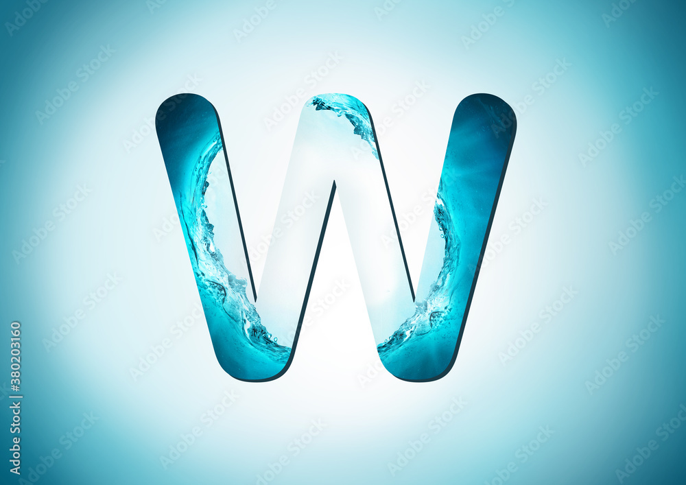 letter of water alphabet, alphabetic water letters, letter a to z and 1 ...