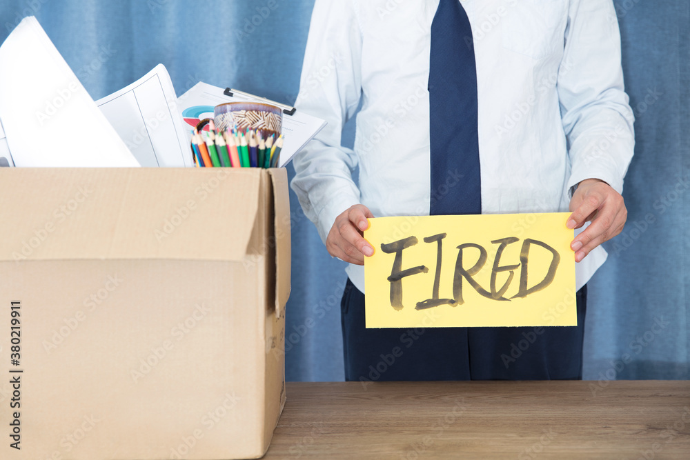 Employees who have been laid off Stock Photo | Adobe Stock