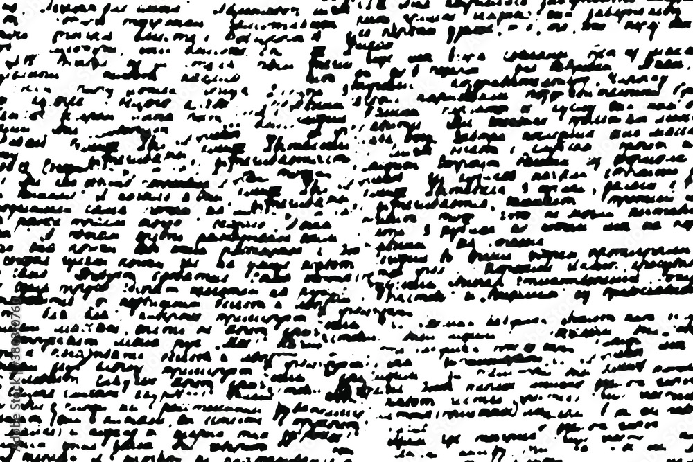 Grunge texture of handwritten unreadable handwritten text written in ...