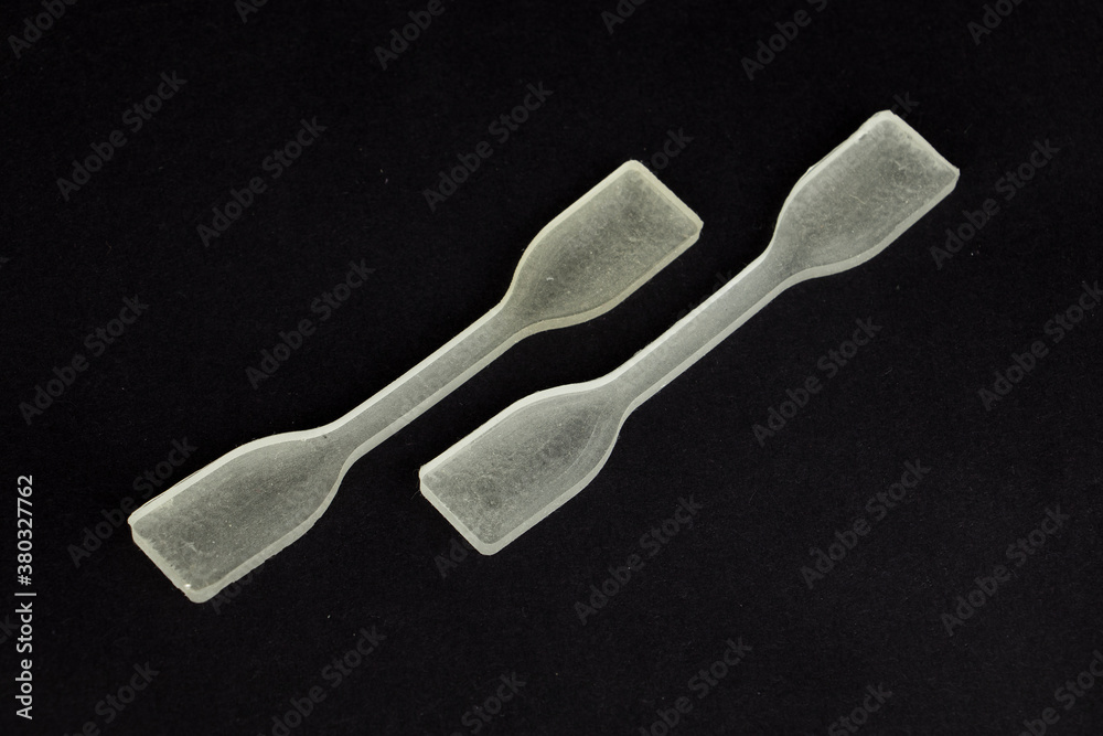 polydimethylsiloxane (pdms) polymer sample which is using in ...