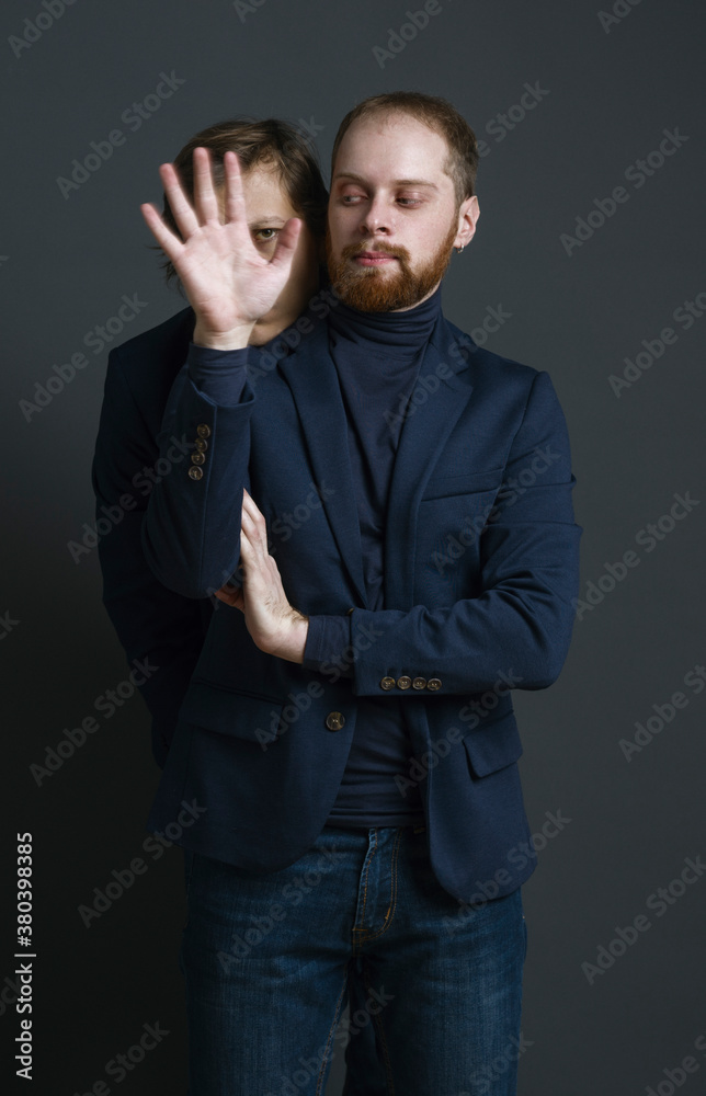 Two Business men portrait Stock Photo | Adobe Stock