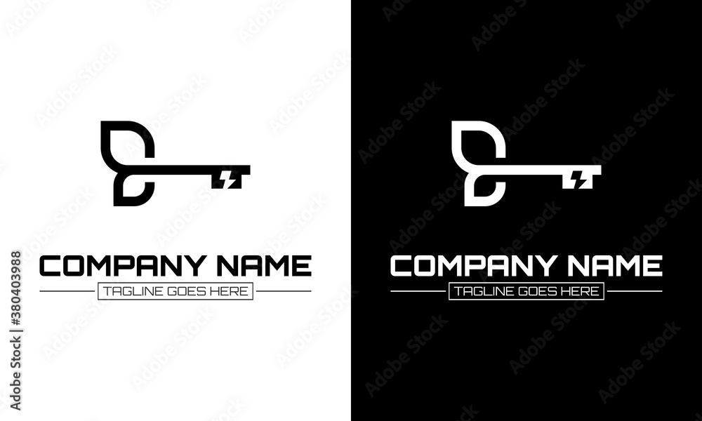 Ilustration vector graphic of key logo and power icon Stock Vector ...