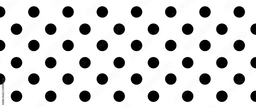 Black And White Polka Dot Banner