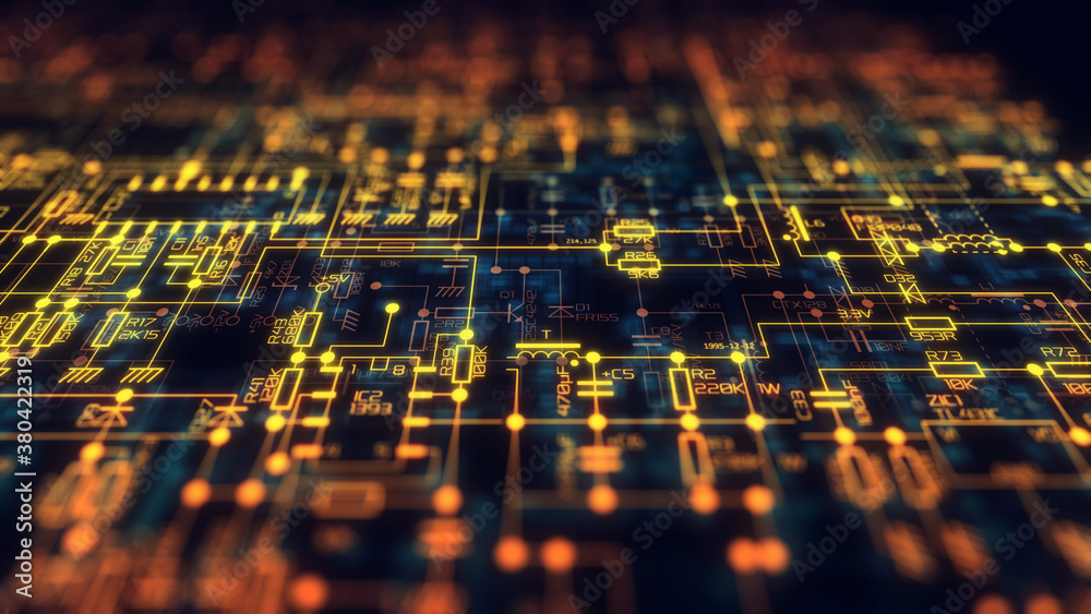 Electronic / Electric Project. Electronic Diagram: Capacitors ...