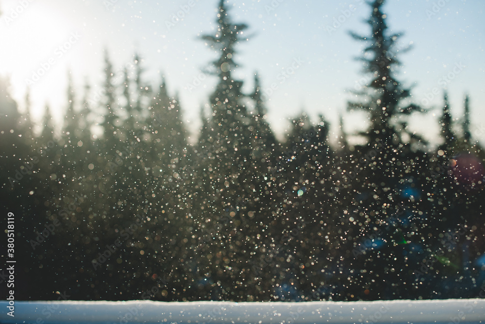 Snowfall Stock Photo | Adobe Stock