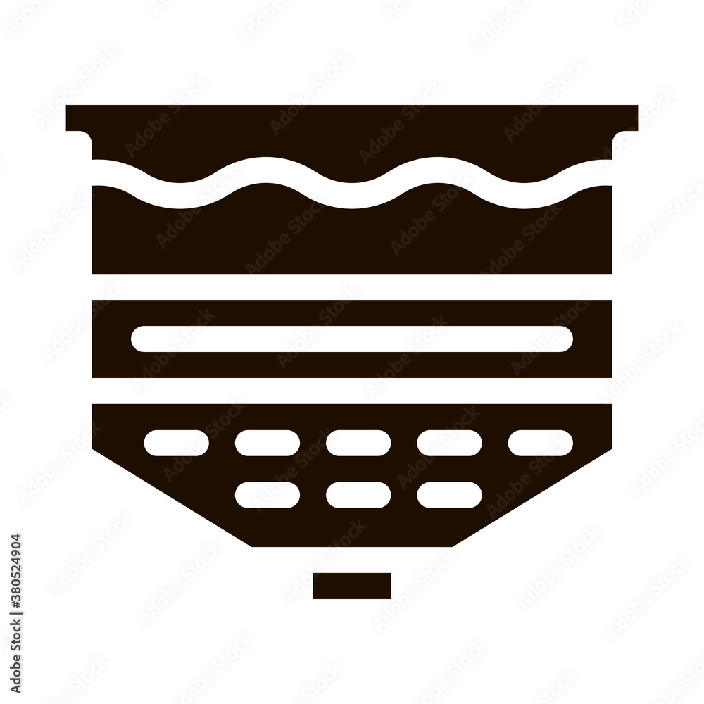 Water Treatment Filtration System glyph icon Sign . Water Treatment ...