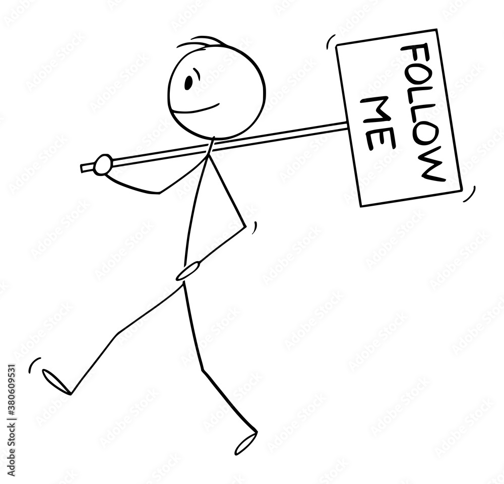 Vector cartoon stick figure drawing conceptual illustration of man ...