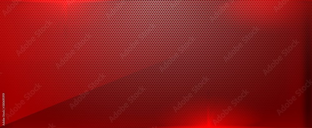 abstract red background with black grunge borders, triangle shapes in ...