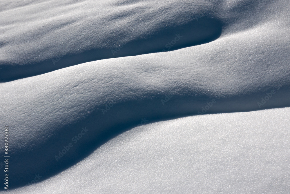 Snow shaped like human body parts Stock Photo | Adobe Stock