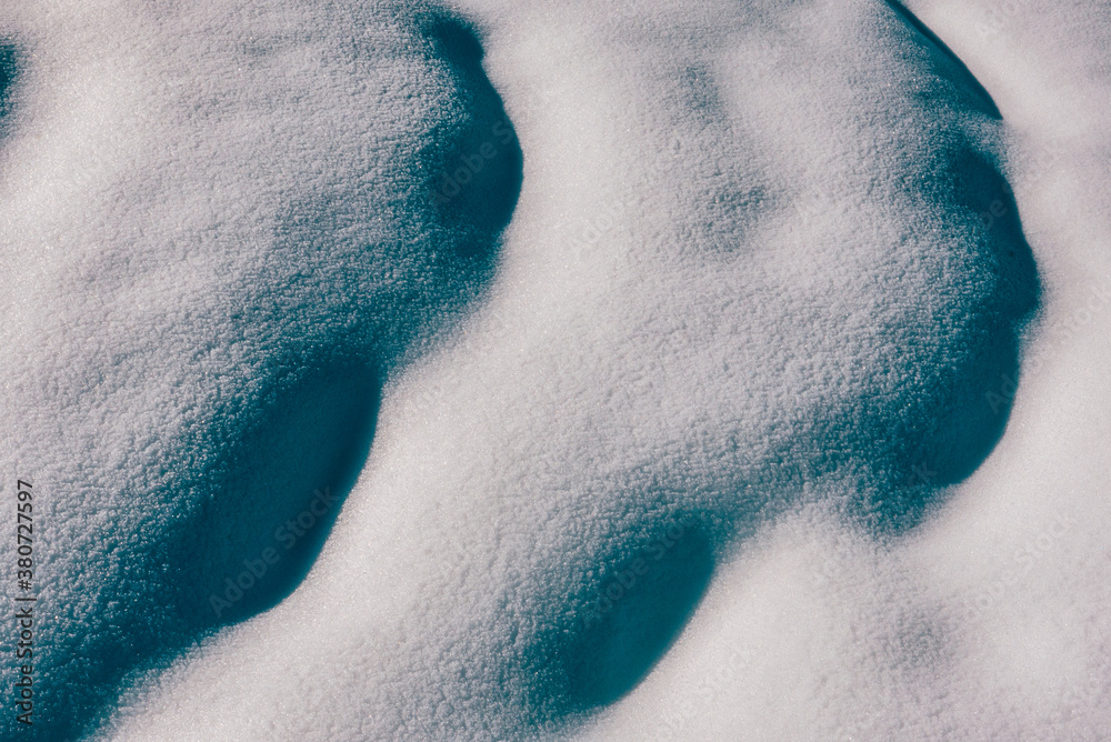 Snow shaped like human body parts Stock Photo | Adobe Stock