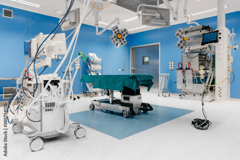 Empty modern operating theatre Stock Photo | Adobe Stock