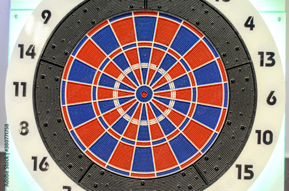 Dartboard, close up. Dart game. Target. Throwing darts. Target for ... Dartboard, close up. Dart game. Target. Throwing darts. Target for ...