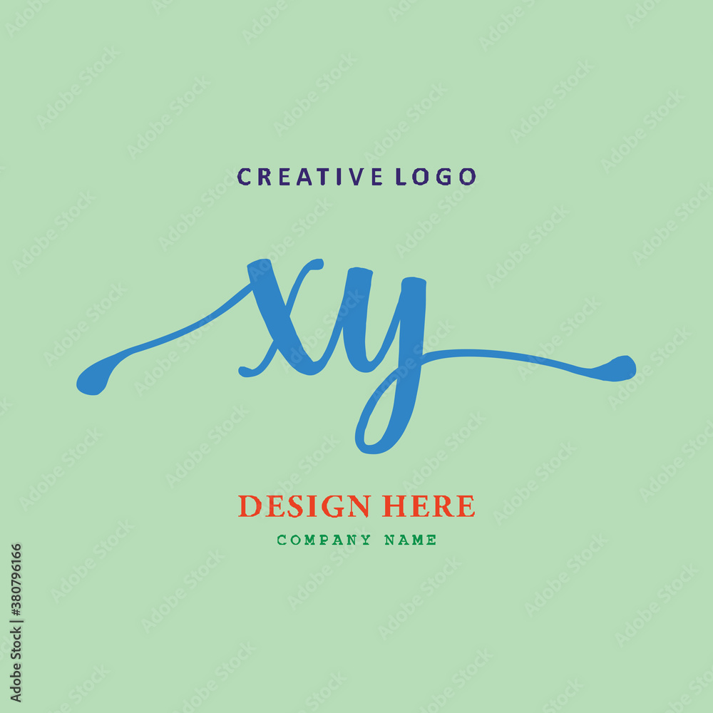pharmacy letter XY logo is simple, easy to understand and authoritative ...