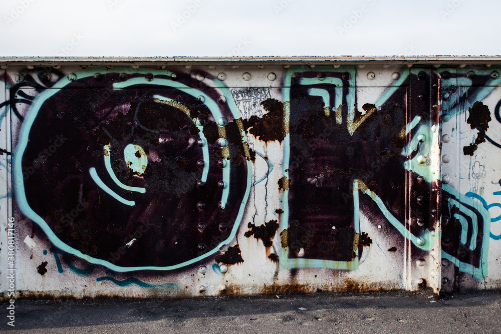 OK Graffiti Stock Photo | Adobe Stock