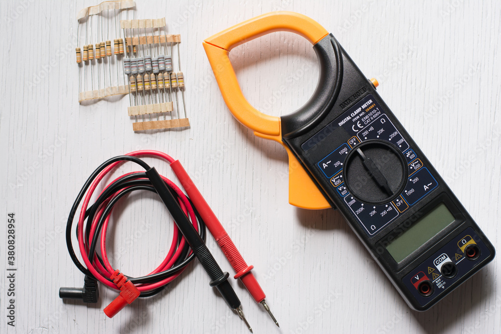 A multi meter or a multi-tester is an electronic measuring instrument ...