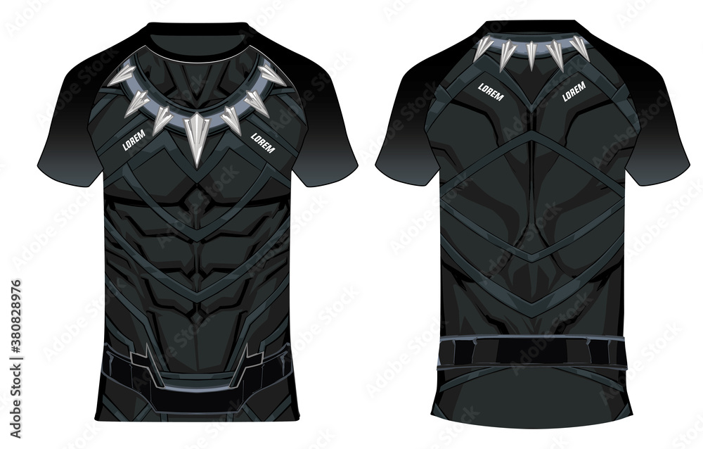 Sports 3D t-shirt jersey design template, mock up uniform kit with ...