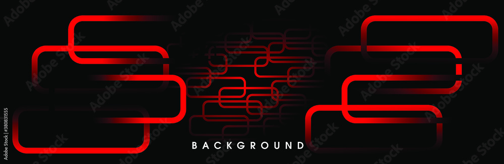Black background with red circuit boadd line vector. Stock black and ...