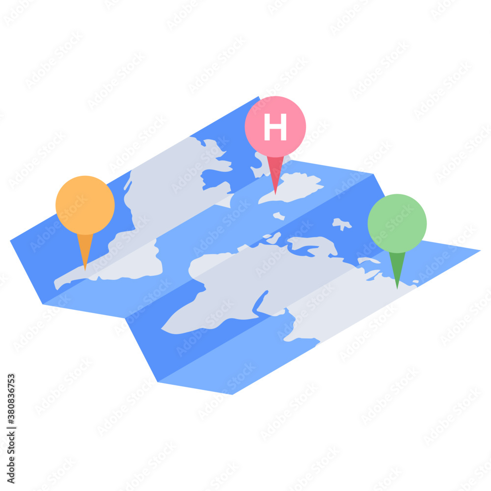 Isometric icon of castle pillar, medieval castle concept Stock Vector ...