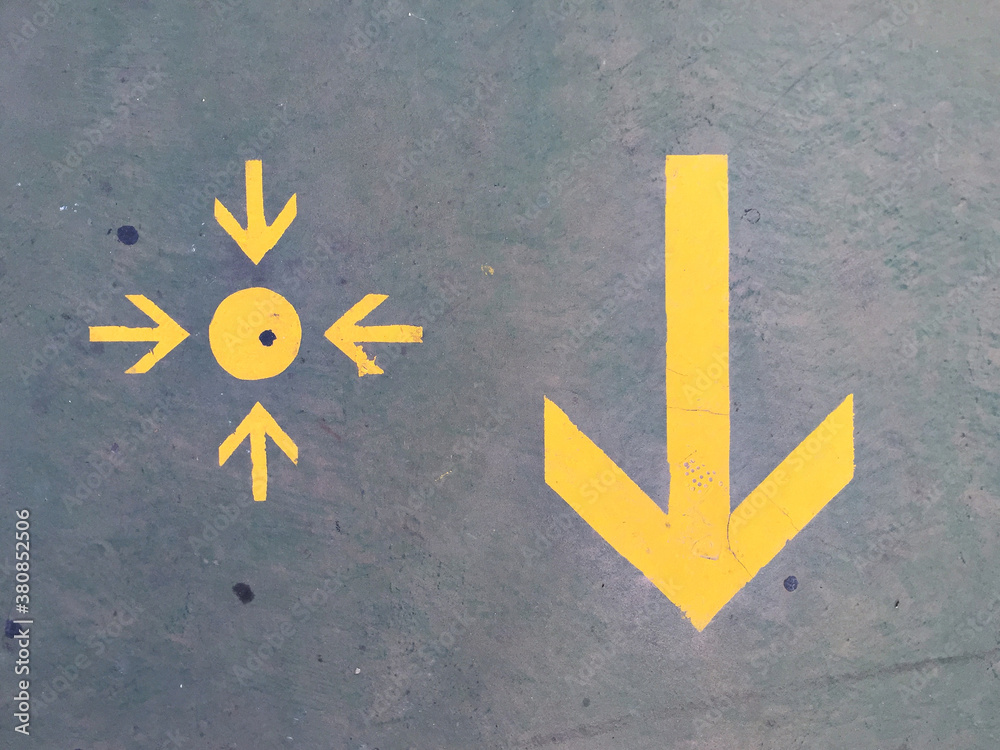 Meeting point signal Stock Photo | Adobe Stock