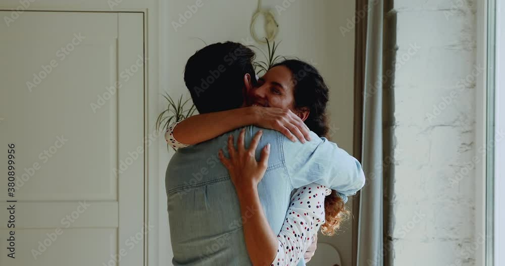 After long separation loving 35s couple reunited, wife and husband ...