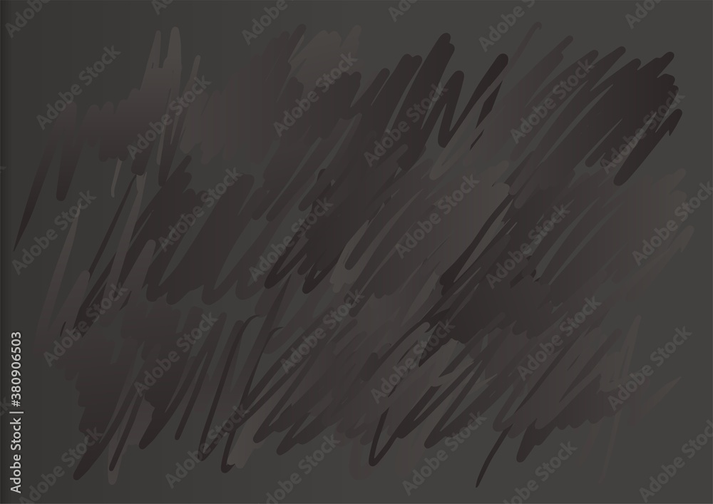 Chaotic black scribbles, messy line drawings pack. Grunge paint strokes ...