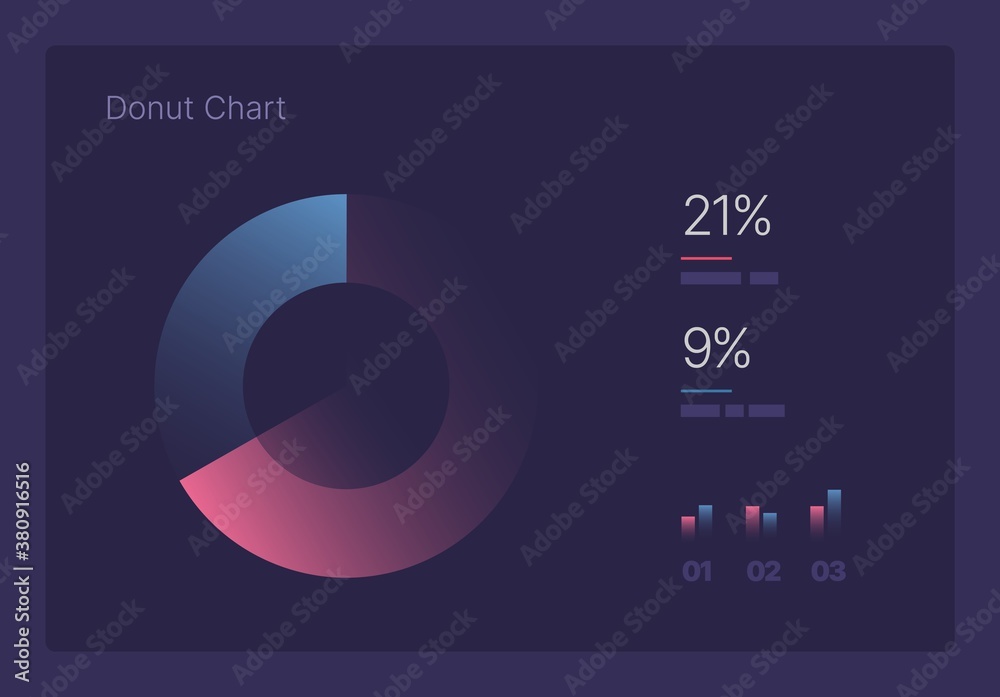 Infographic charts for business layout, presentation template and ...