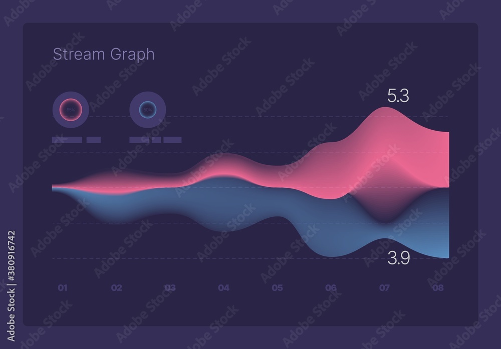 Infographic charts for business layout, presentation template and ...