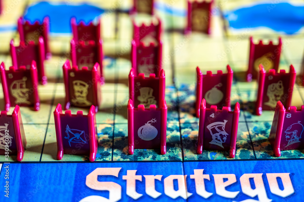 Tiffin, Iowa; 9/2020 - Stratego, a strategy capture the flag style ...