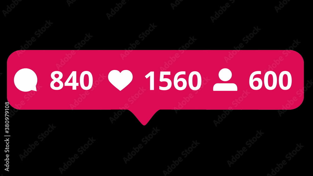Comments, Likes, Follower. Like Icon Social Media. ed like button with ...