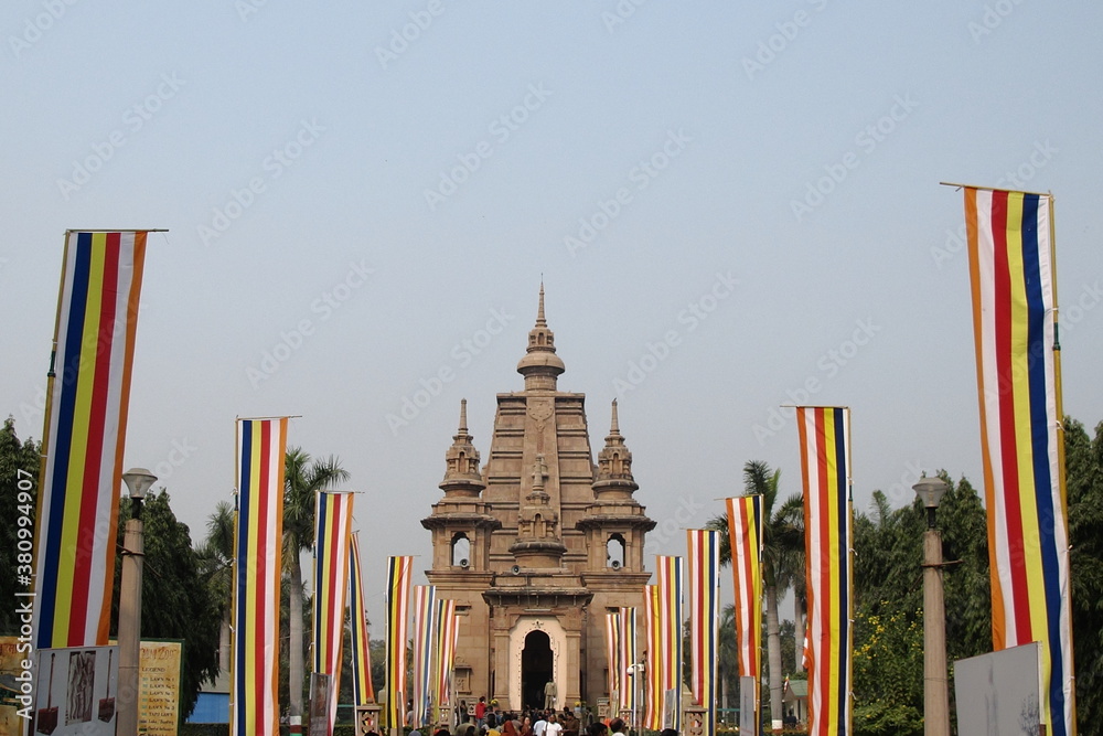 Sarnath near Varanasi, Gautama Buddha, Isipatana, pilgrimage, temple ...