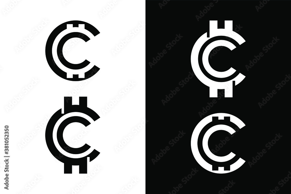 Letter C with circle concept. Very suitable in various business ...