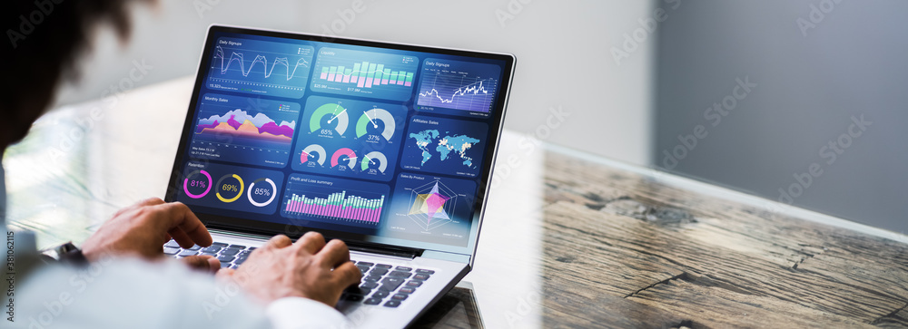 African American Data Analyst Stock Photo | Adobe Stock