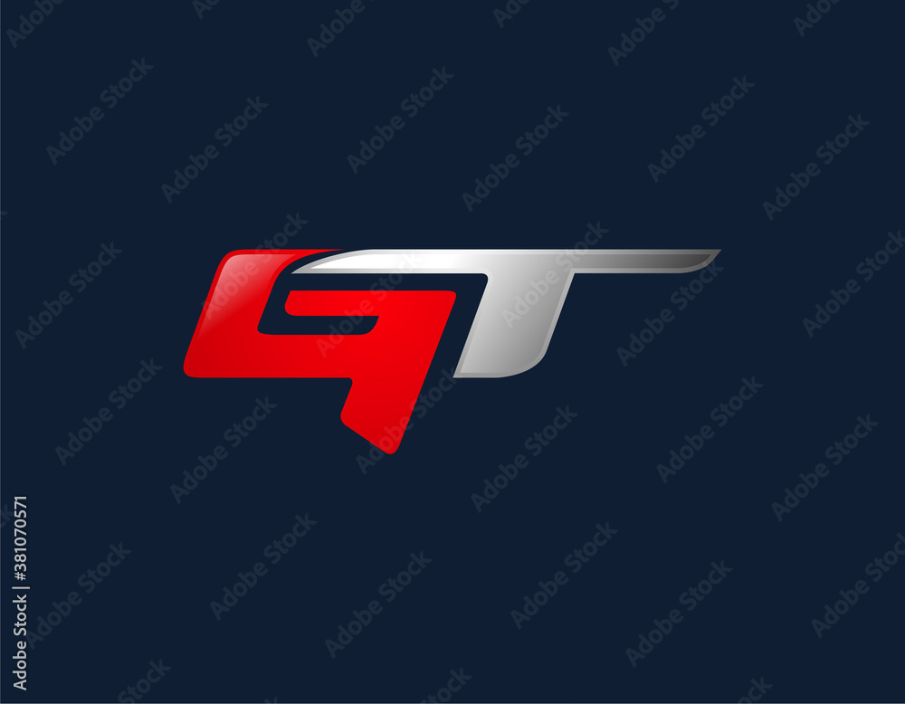 Creative letter G and T logo design illustration Stock Vector | Adobe Stock