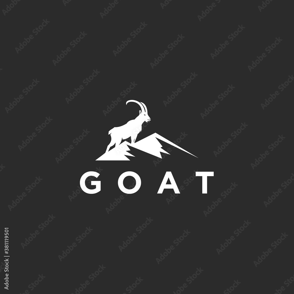 abstract goat logo. goat icon Stock Vector | Adobe Stock
