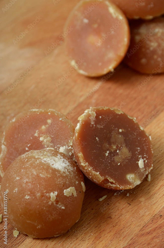 Gula Aren or Gula Jawa or sugar palm. Traditional Sugar from indonesia ...