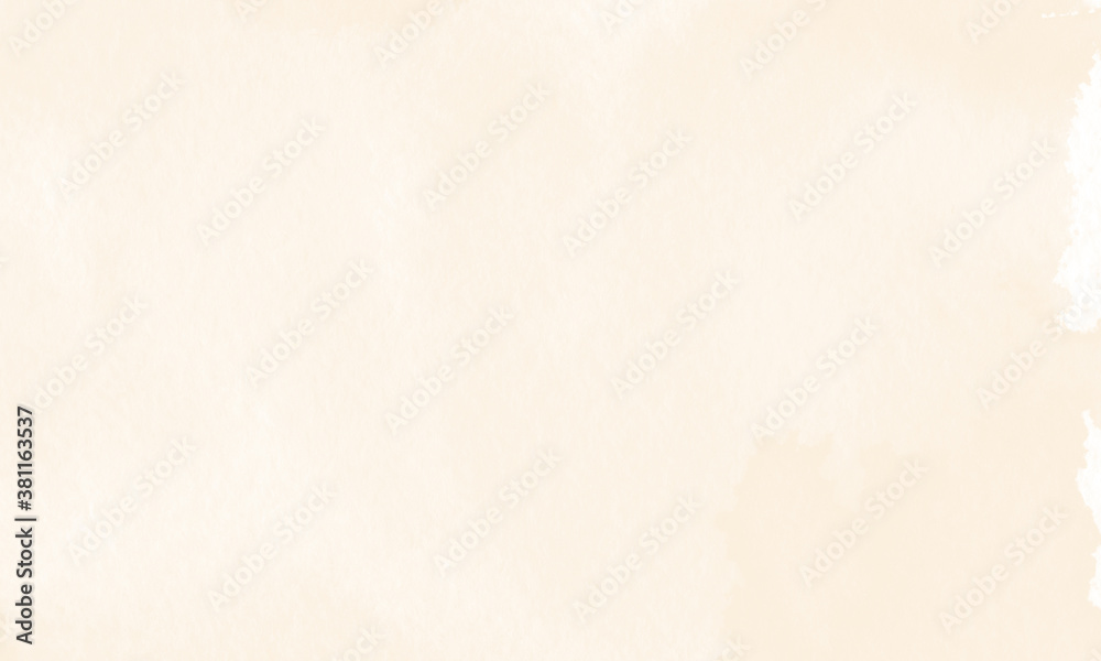 Cream abstract watercolor background for texture background and banner ...