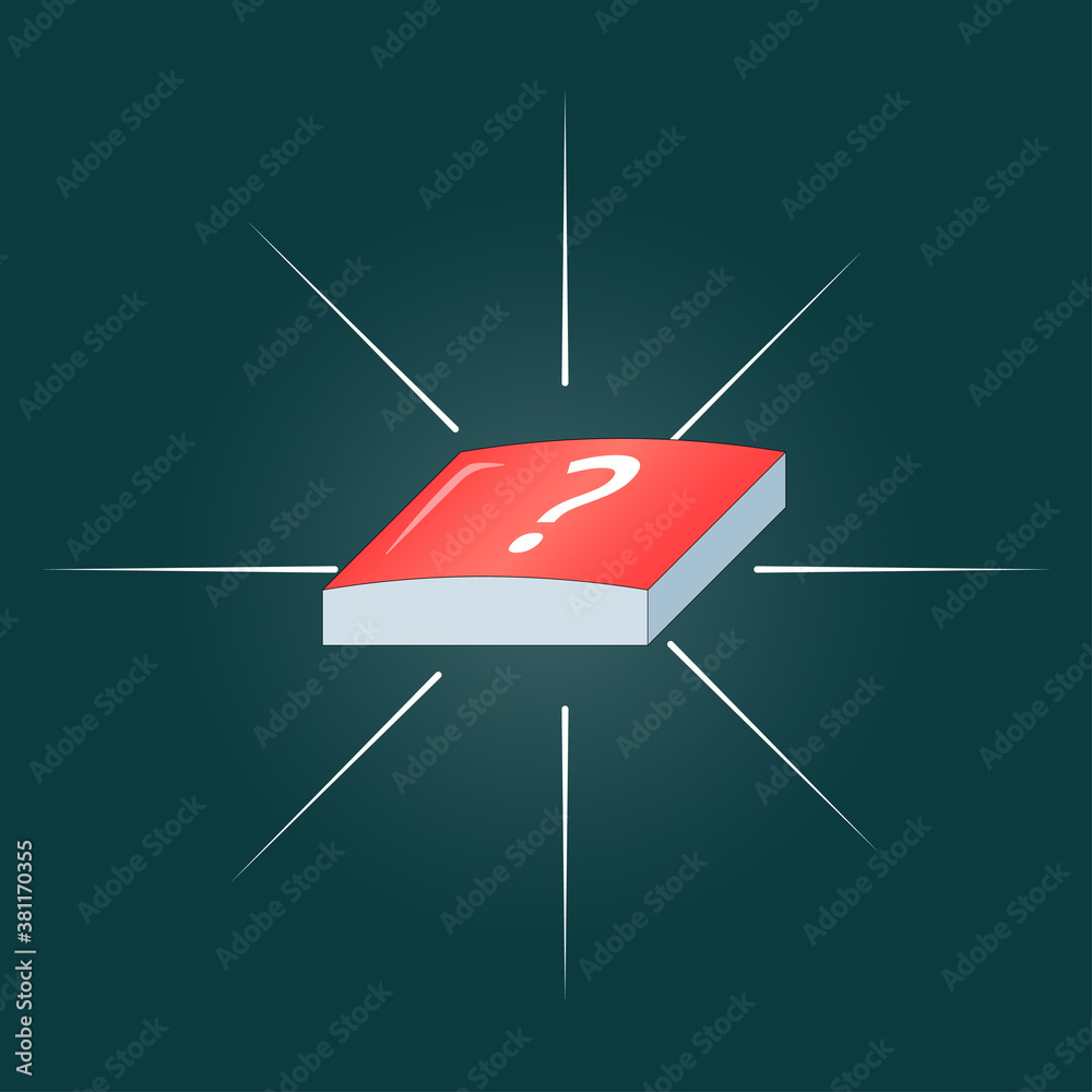 Vektorová grafika „Question icon. Vector illustration of questions in ...