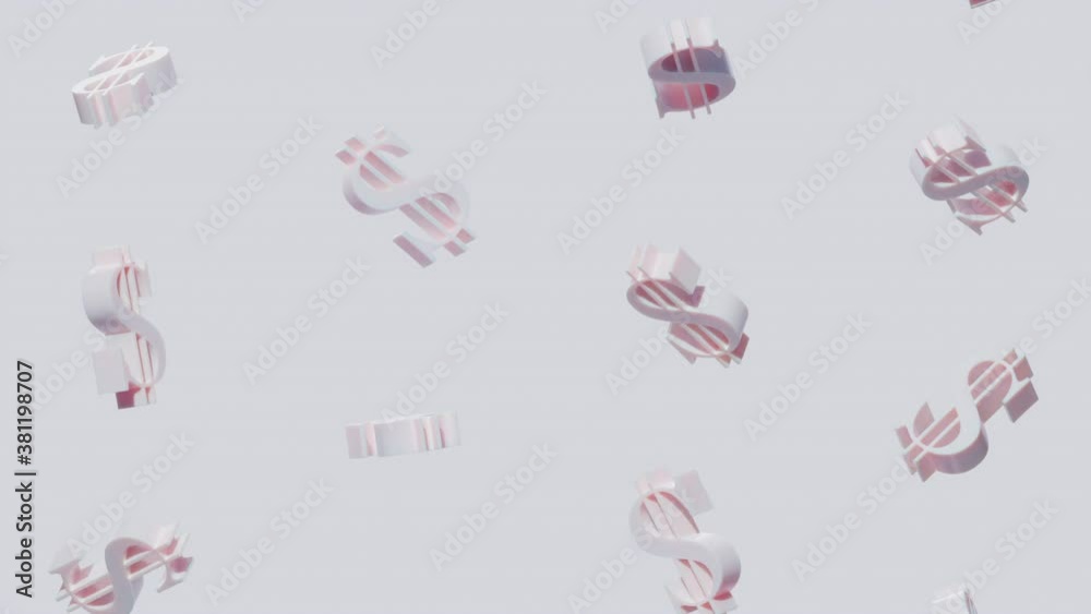 USD currency symbol. USA fiat money. US dollar sign. 3d design of ...