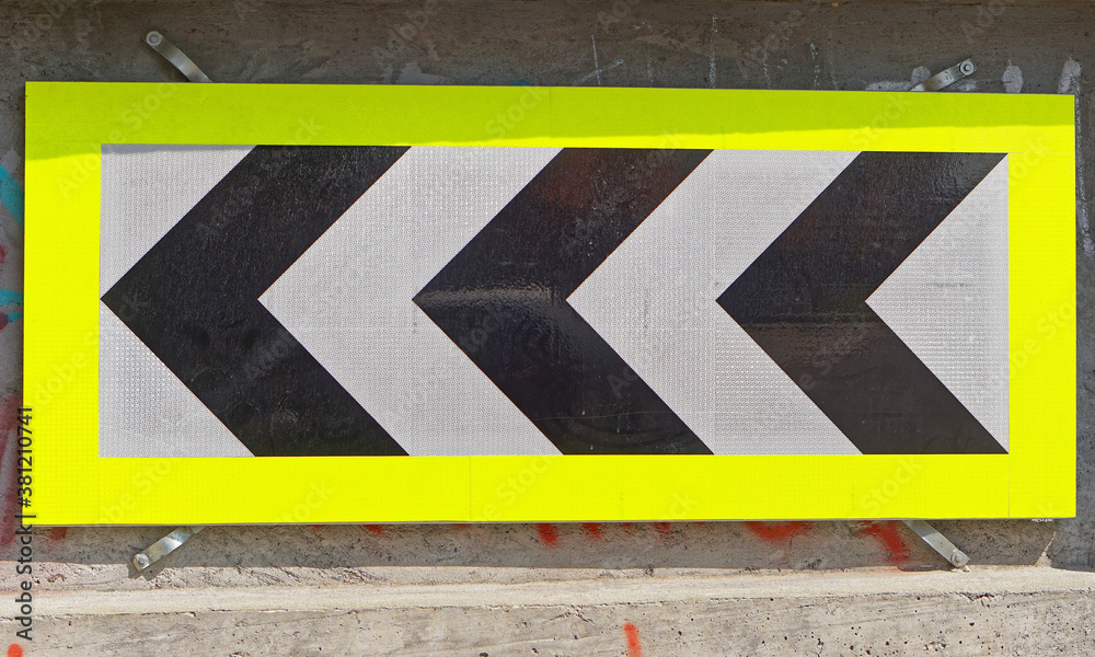 Sign chevron curve Stock Photo | Adobe Stock